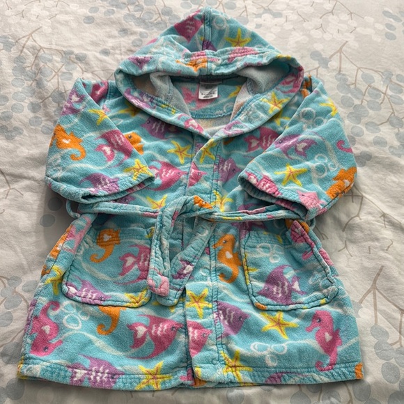 Steve Swim | Swim | Ocean Themed Girls Hooded Cotton Bathrobe | Poshmark